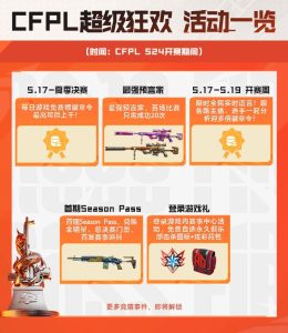 CFPL超级狂欢活动 通行证、战队击杀图标、炫彩背包 - 【cf活动专区】